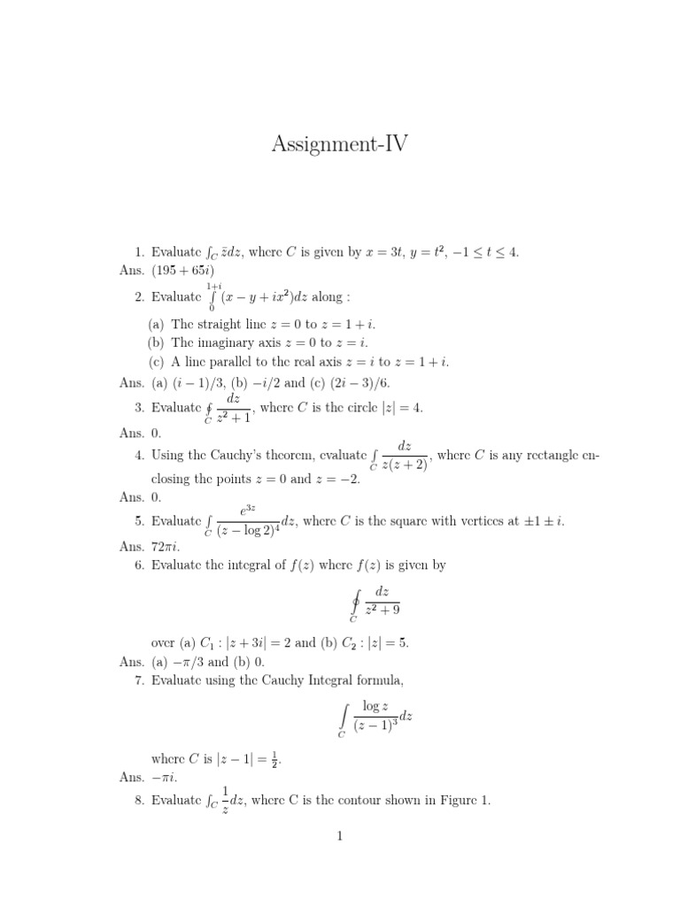 Assignment 4 MC104 | PDF