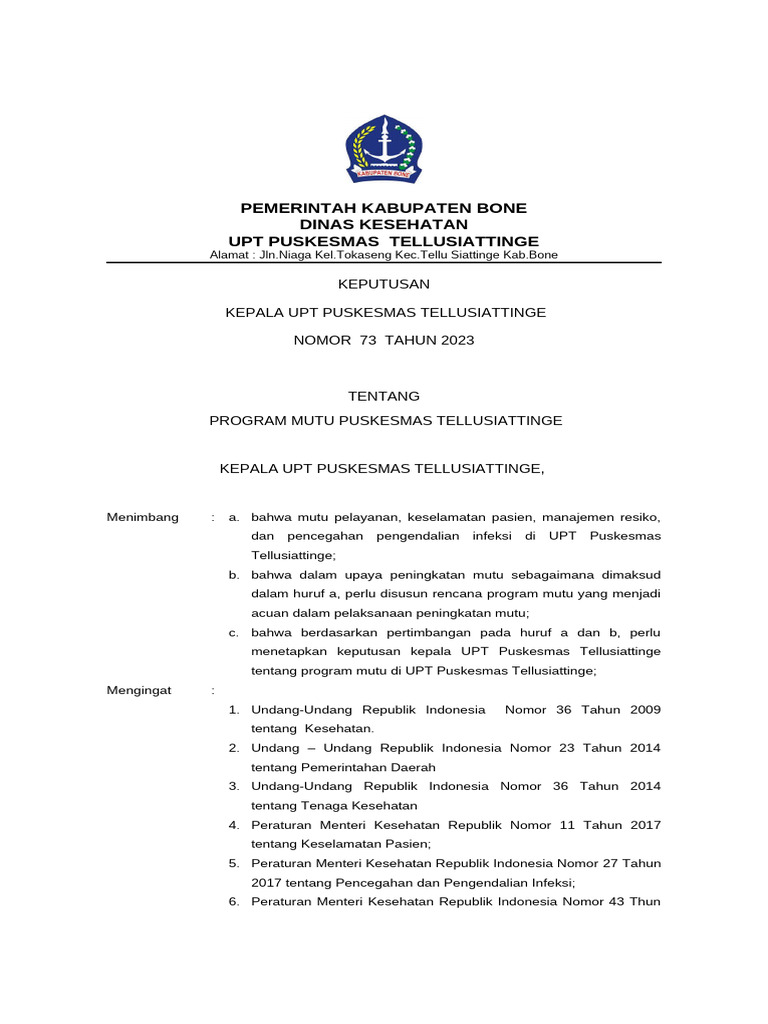 A.r2 - SK PROGRAM MUTU | PDF