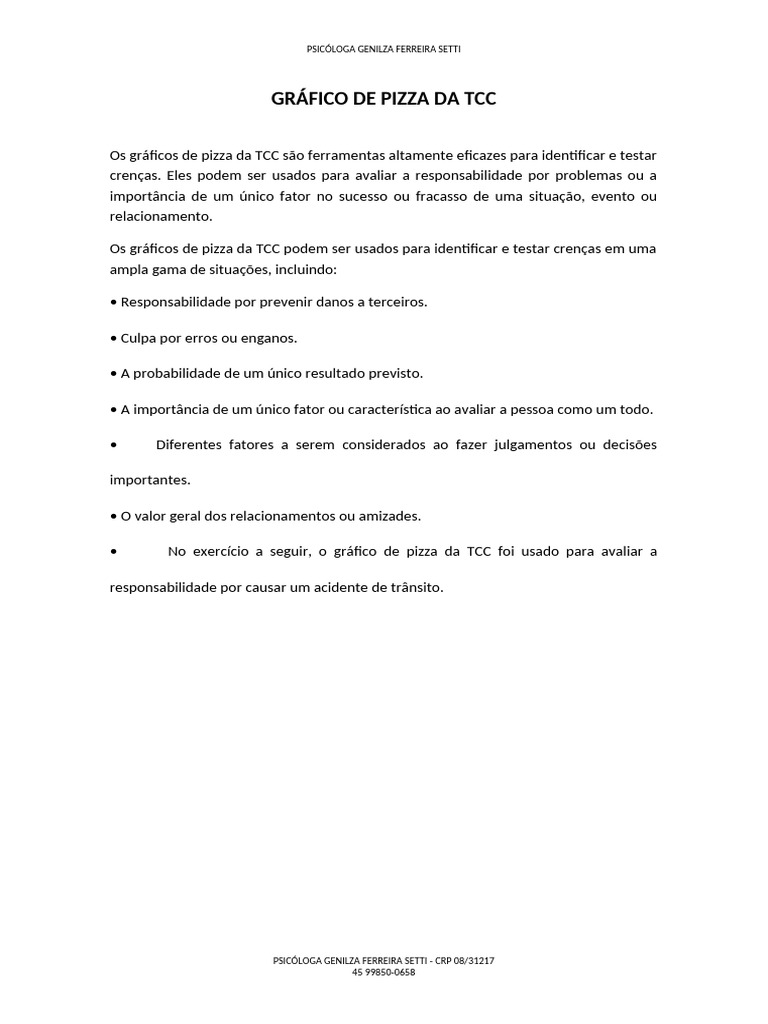 14 - GRÁFICO DE PIZZA DA TCC | PDF