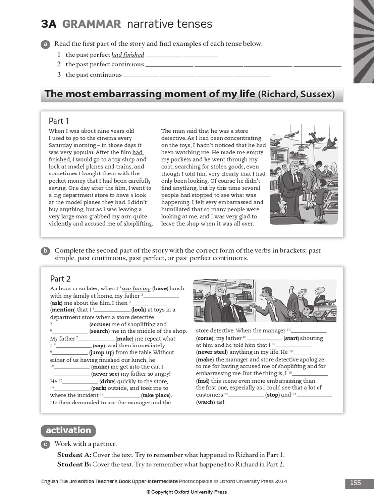 3A GR Narrative Tenses | PDF