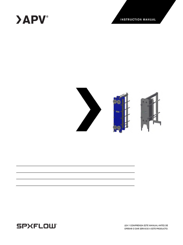 Apv Phe Gasketed Iom Es | PDF