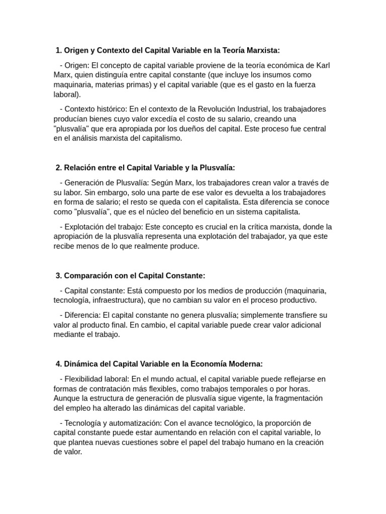 Capital Variable | PDF