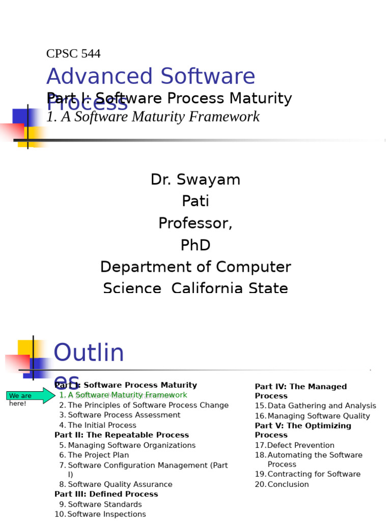 cpsc544 01 SWmaturity | PDF
