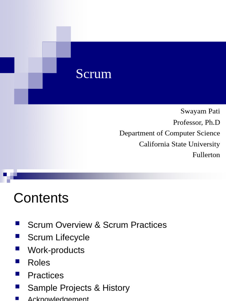 Scrum | PDF