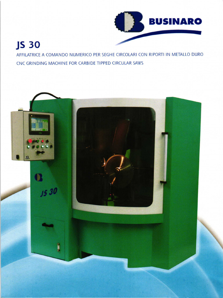 Businaro CNC Grinding Machine | PDF