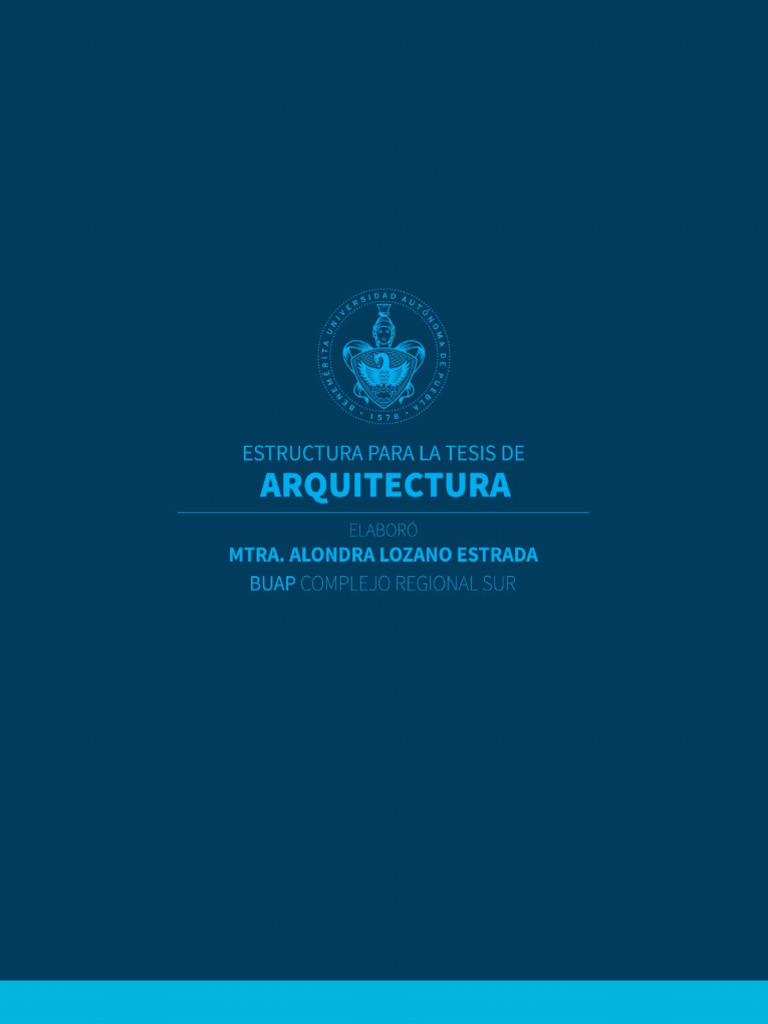 Estructura de La Tesis | PDF | Teoría | Hipótesis