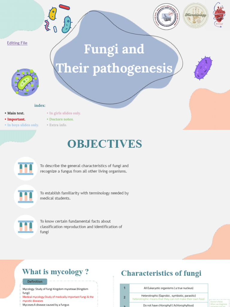 _The fungi and their pathogenesis.pptx | PDF