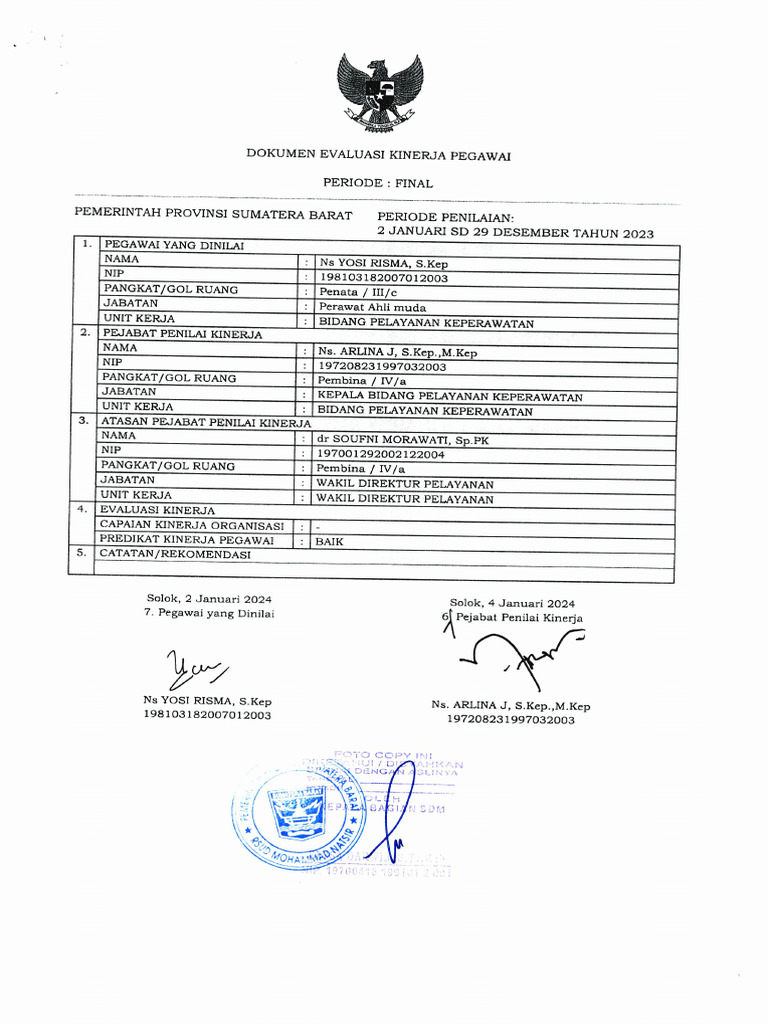 SKP 22-24 Yosi Risma | PDF