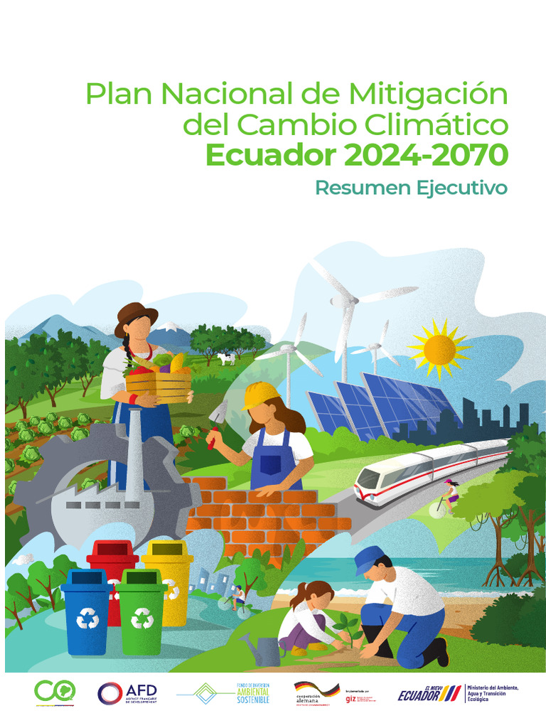 Plan Nacional de Mitigaci N Del Cambio Clim Tico Re 1724250306 | PDF