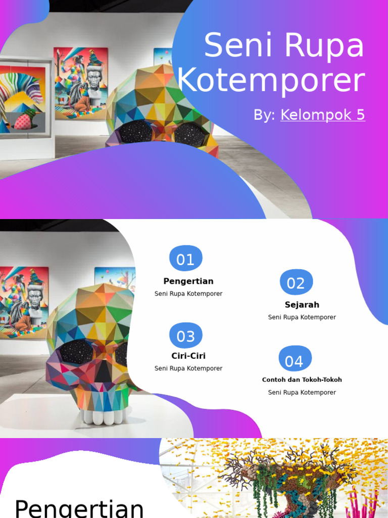 Tugas Presentasi Seni Budaya Seni Rupa Kotemporer | PDF
