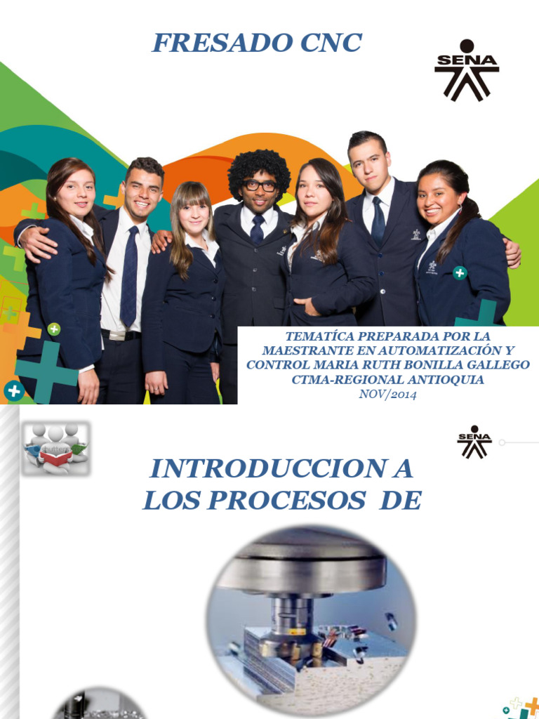 1-Introduccion A Los Procesos de Fresado CNC | PDF | Control numerico | Sector secundario de la ...