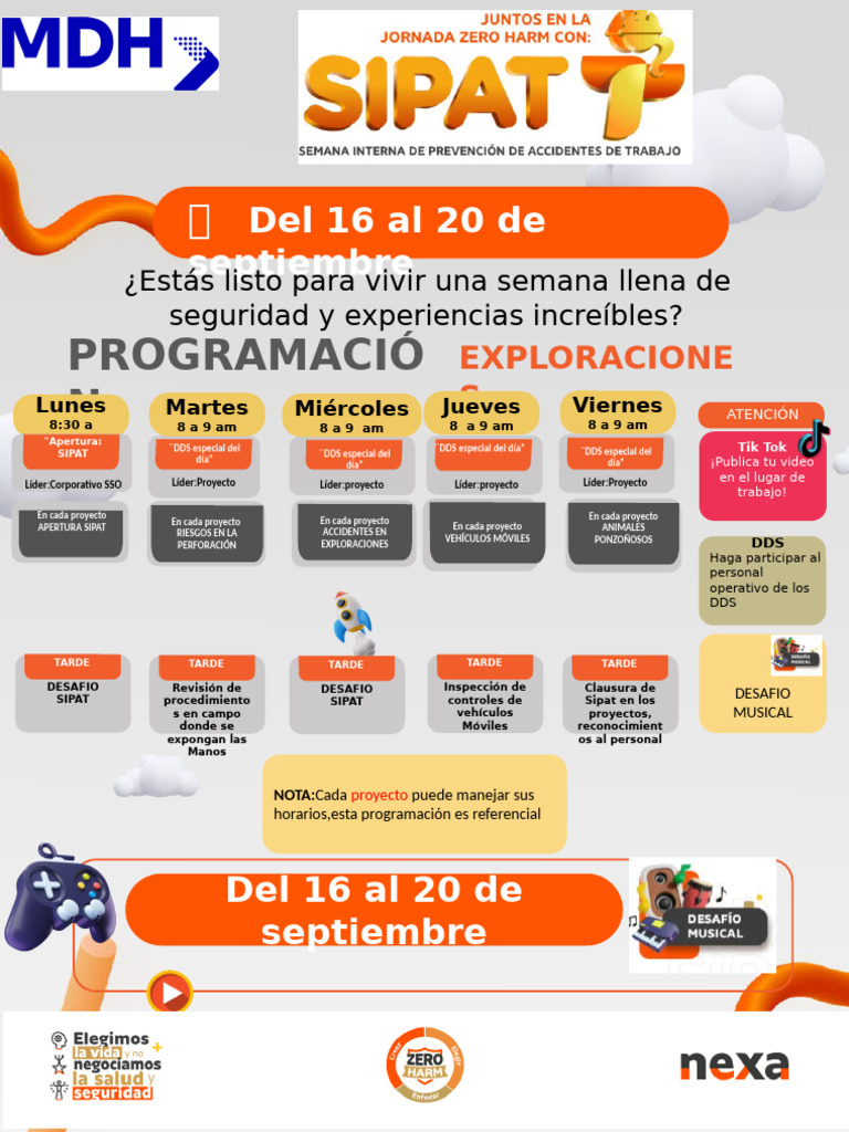 Programa Sipat 2024 - Exploraciones Sso | PDF