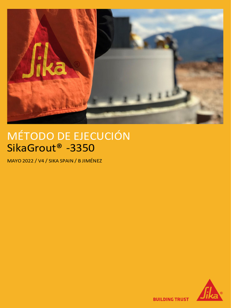 MS - Sika Grout-3350 - V4 | PDF