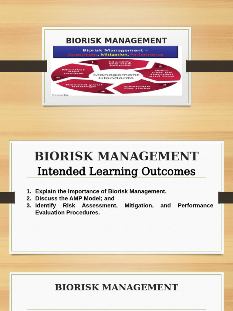 Biorisk Management | PDF
