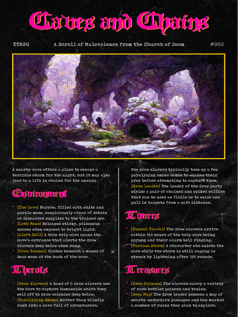 Caves and Chains | PDF