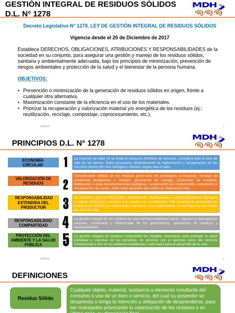Manejo de Residuos Solidos | PDF