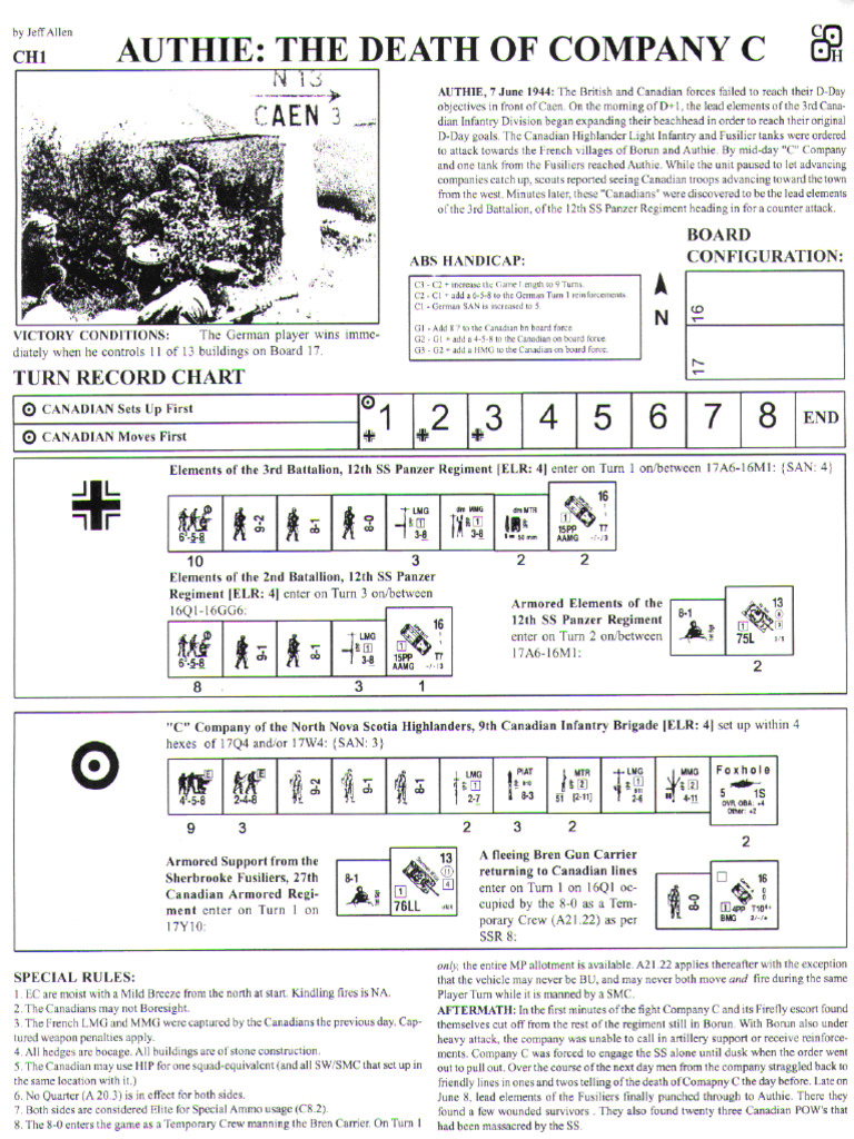 ASL Scenarios - CH - 1-181 | PDF