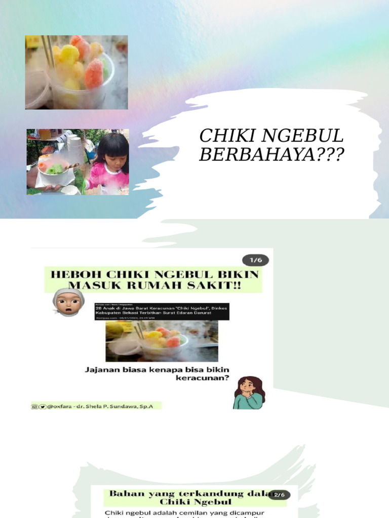 Chiki Ngebul Berbahaya | PDF