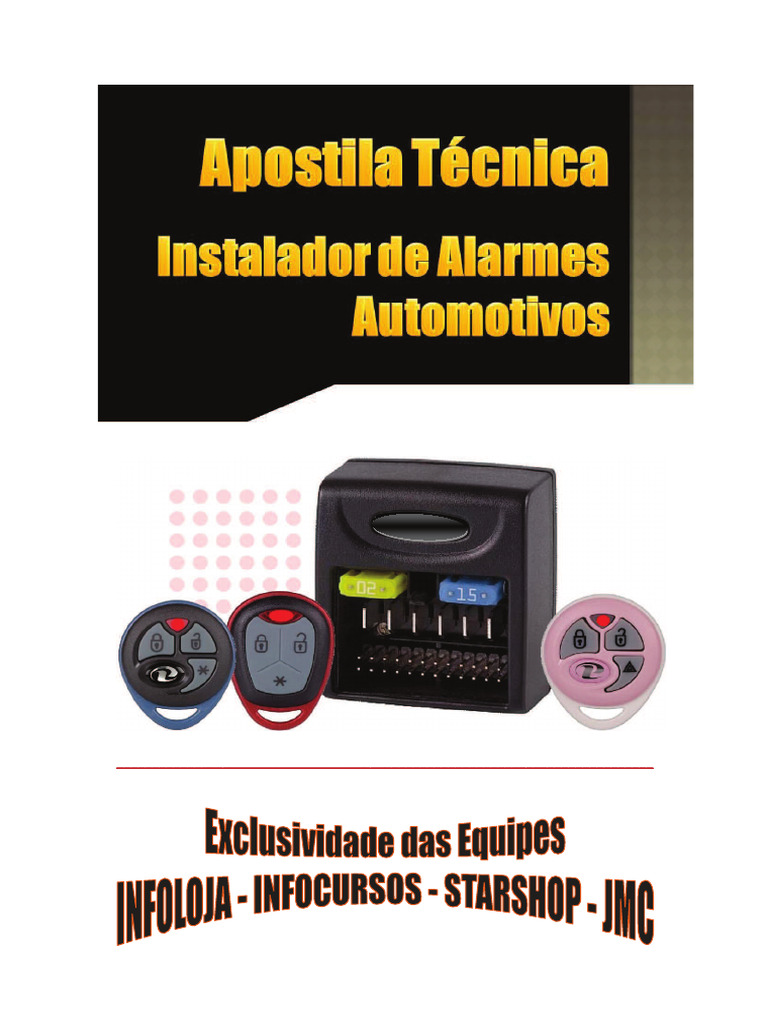 2 - Apostila Do Instalador de Alarmes Automotivo | PDF