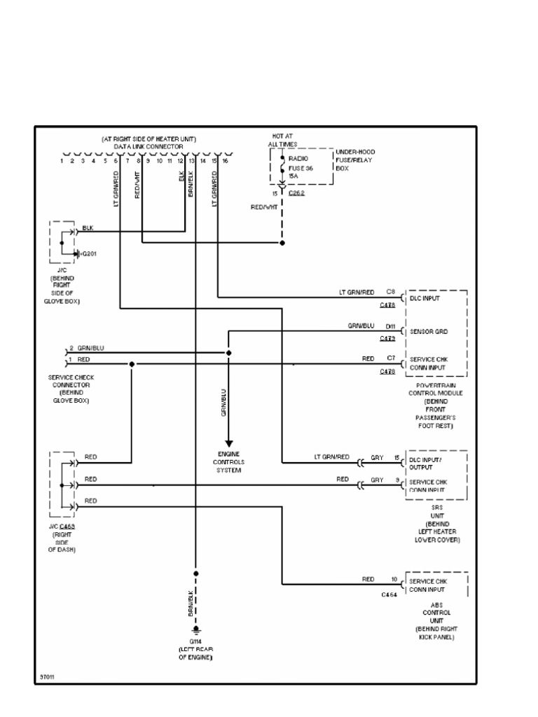 System Wiring Diagrams Computer Data Lines | PDF