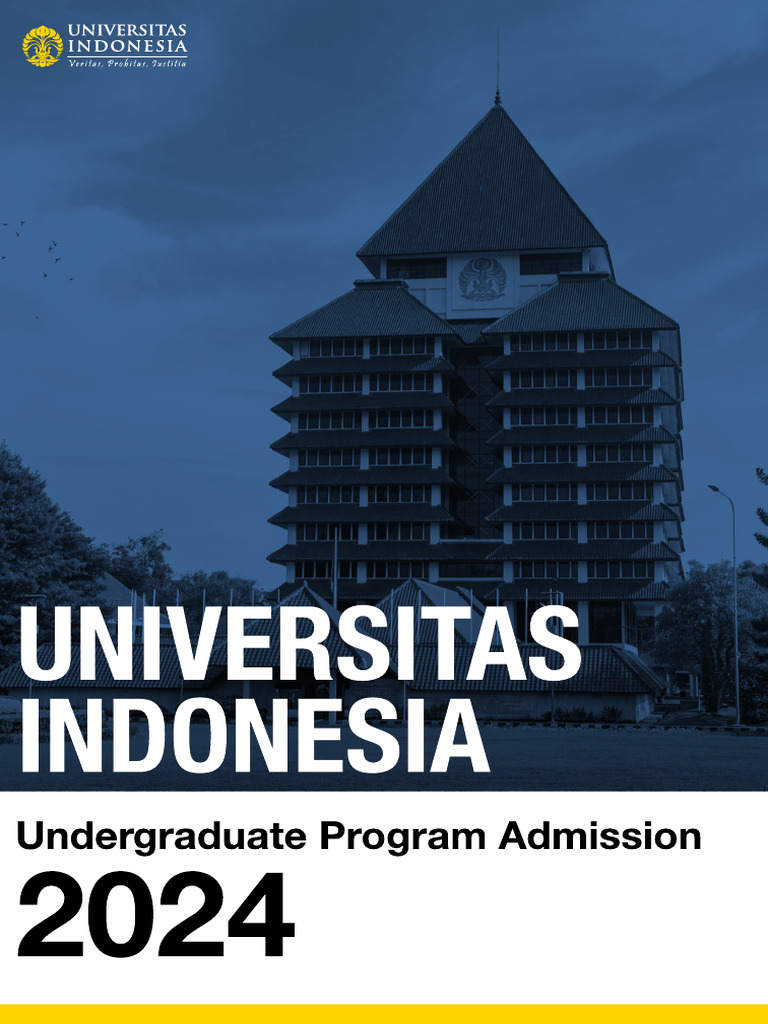 UI Admission 2024 Undergraduate | PDF