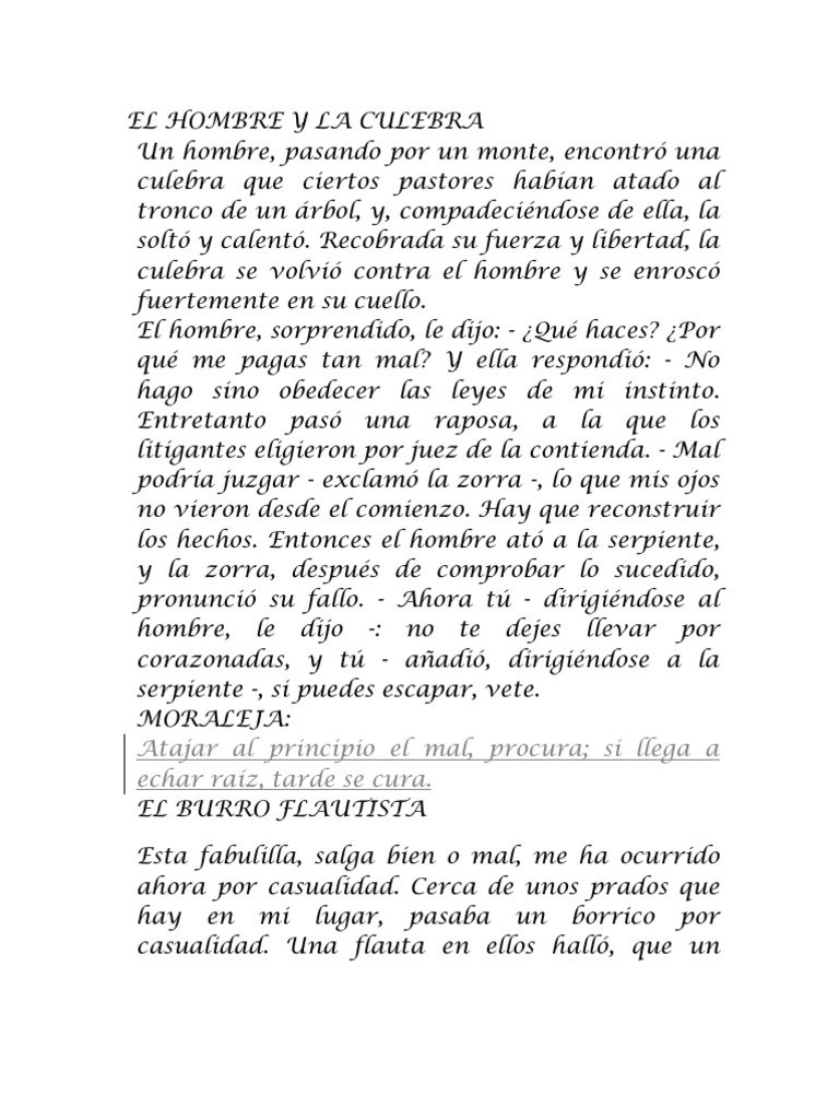 El Hombre y La Culebra | PDF | León | Pollo