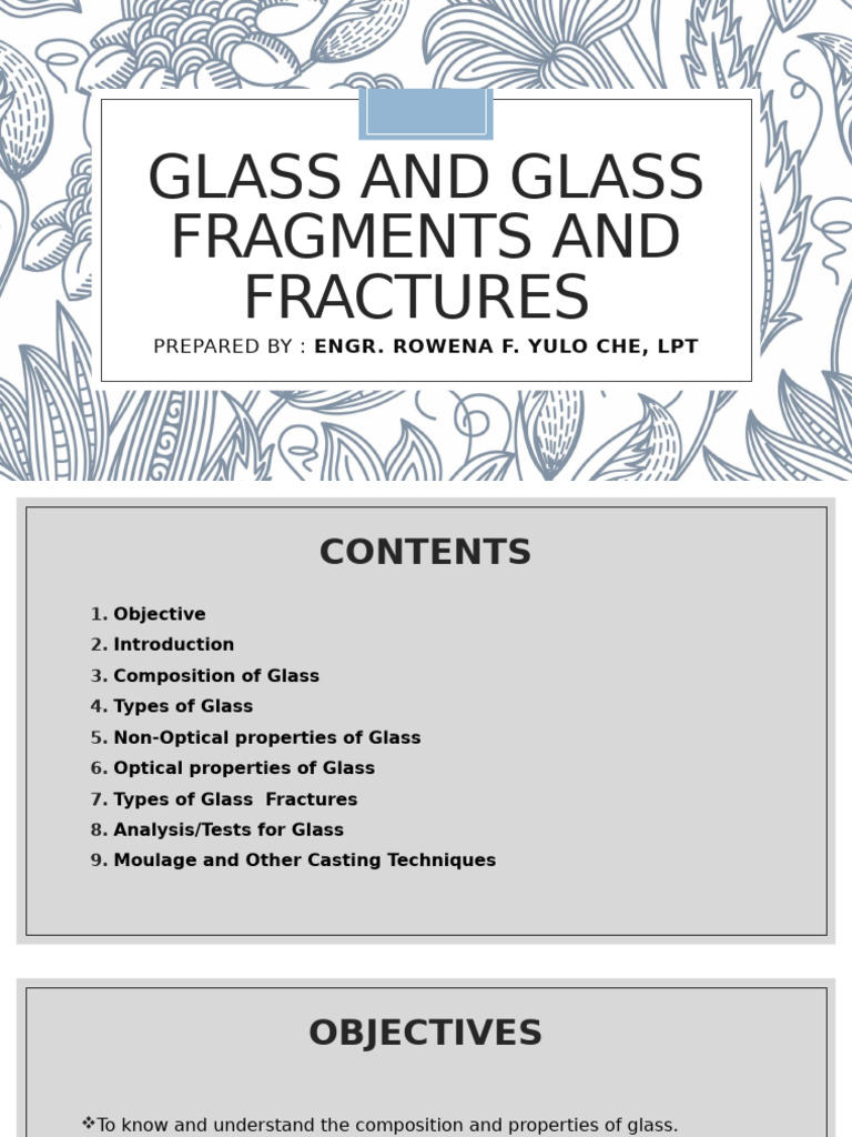 Glass Forensic. | PDF | Glasses | Fracture