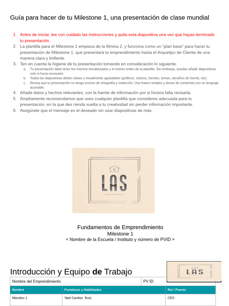 Fundamentos Milestone 1 | PDF