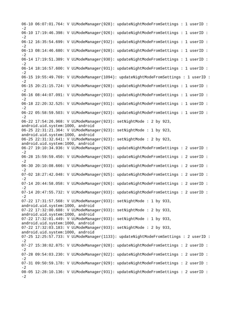 Dark Mode Log1 | PDF