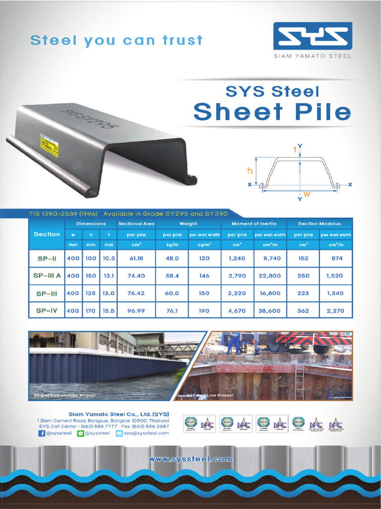 SYS Sheet Pile_PDF_compressed | PDF