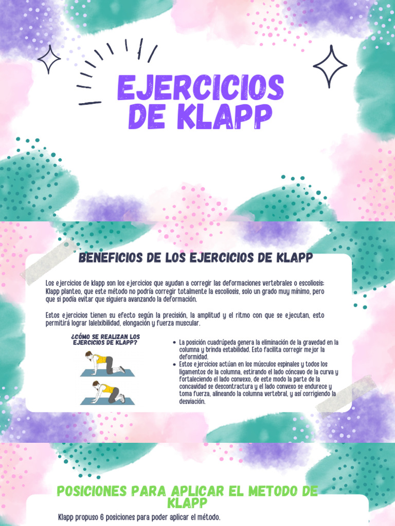 Ejercicios de Klapp | PDF