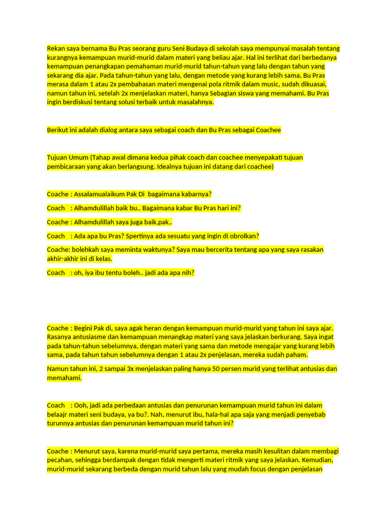 Contoh Dialog Buatan Pras | PDF