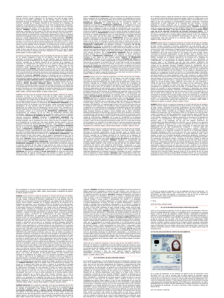 Ejemplos Minutas | PDF