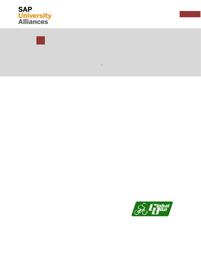 Intro S4HANA Using Global Bike Case Study SD en v4.2 | PDF