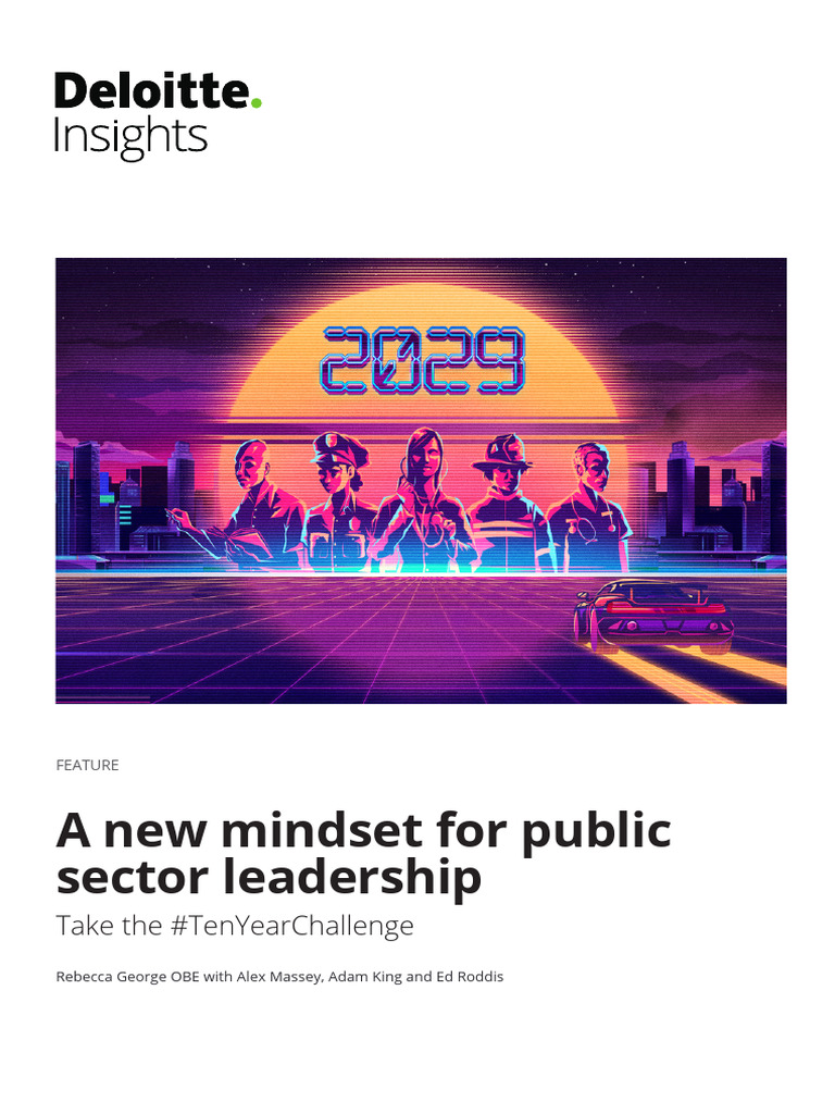 DI A New Mindset For Public Sector Leadership | PDF