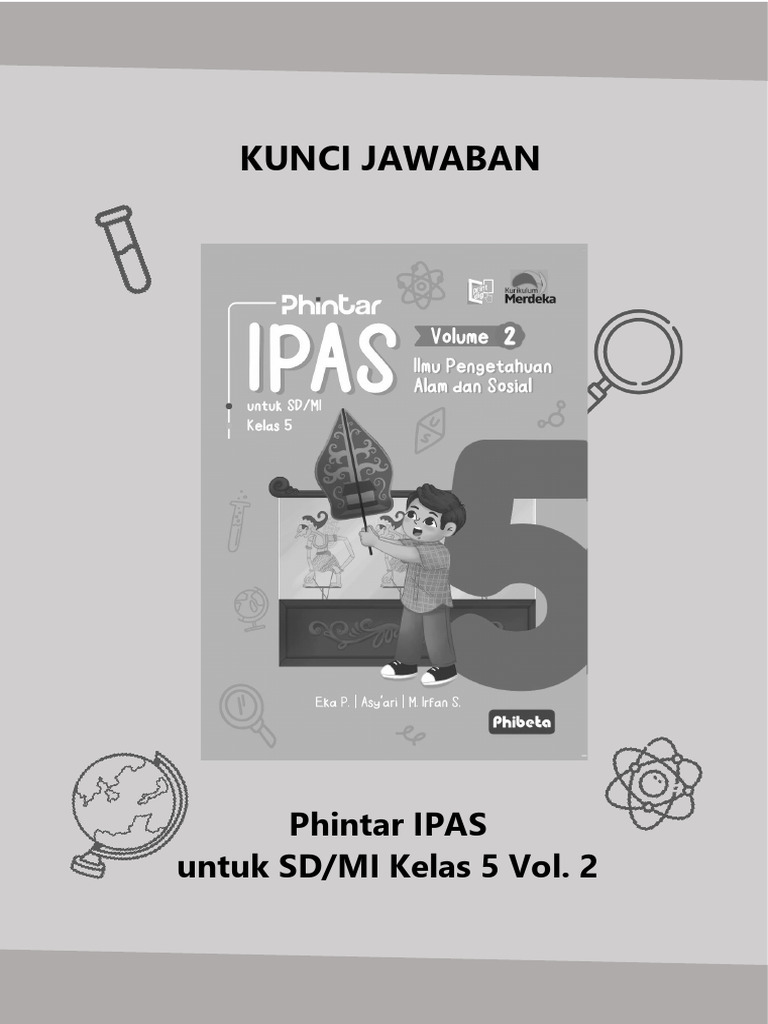 Phintar Ipas Vol 2 Sd Mi Kls 5 Km Kunci Jawaban Kunci Jawaban Phintar Ipas Kelas 5 Volume 2