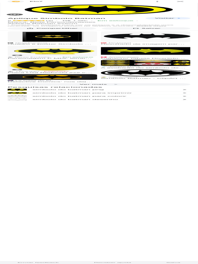 Simbolo Do Batman - Pesquisa Google | PDF