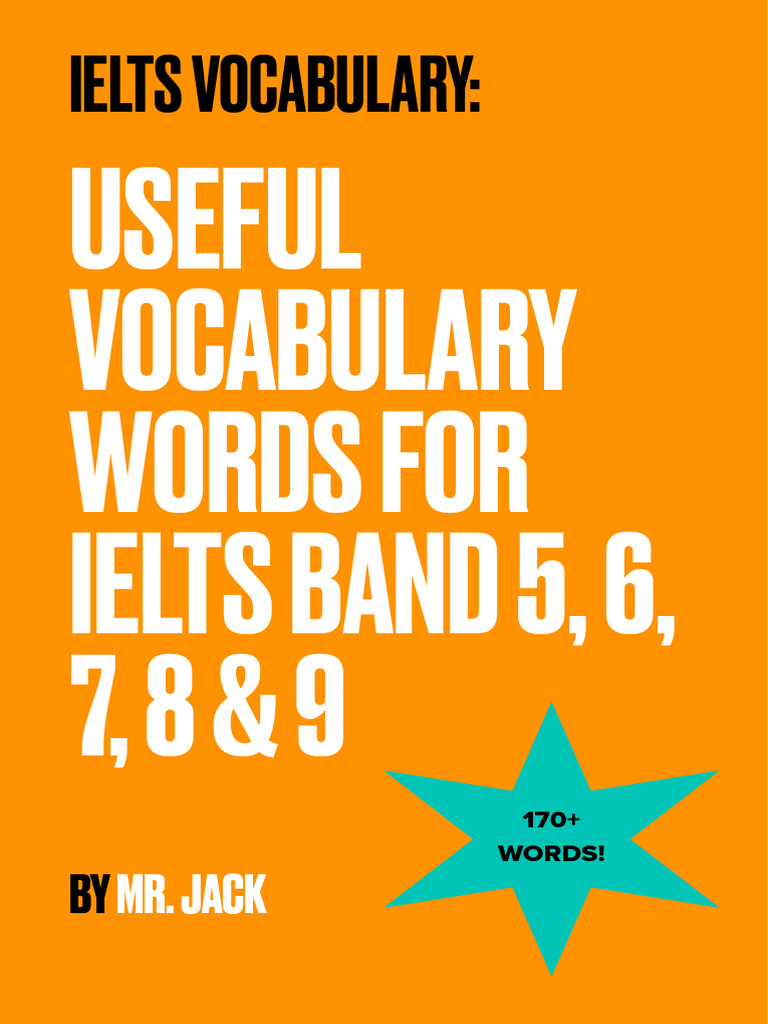 Ielts Useful Vocabulary PDF | PDF
