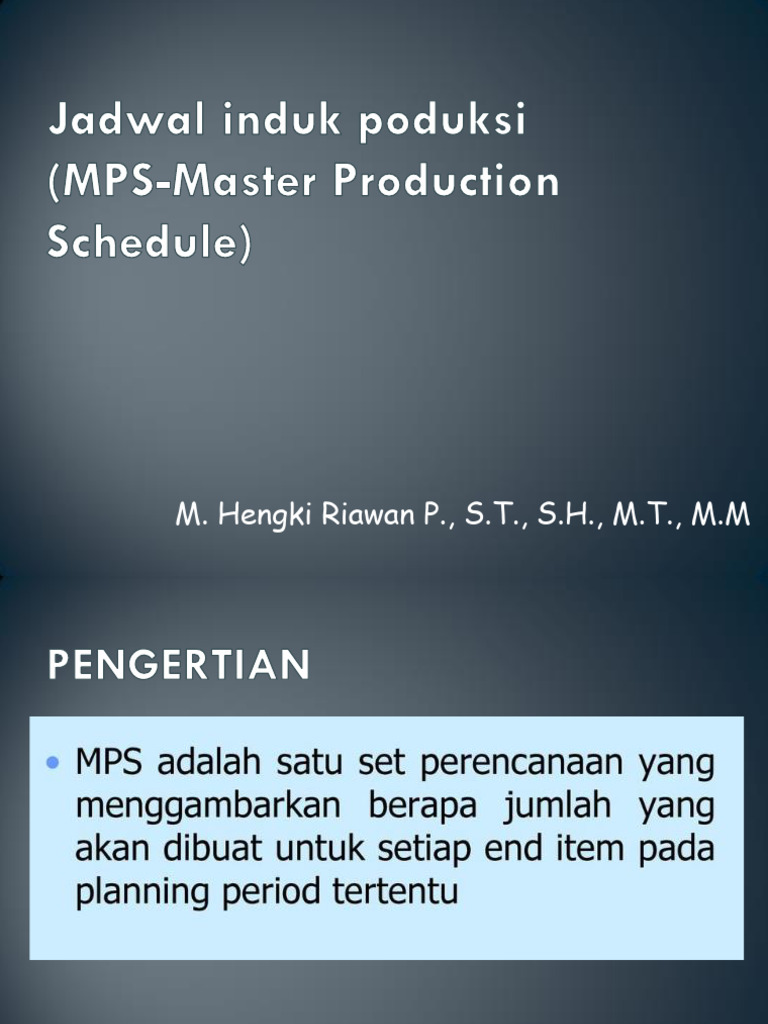 Per - 4. MPS | PDF
