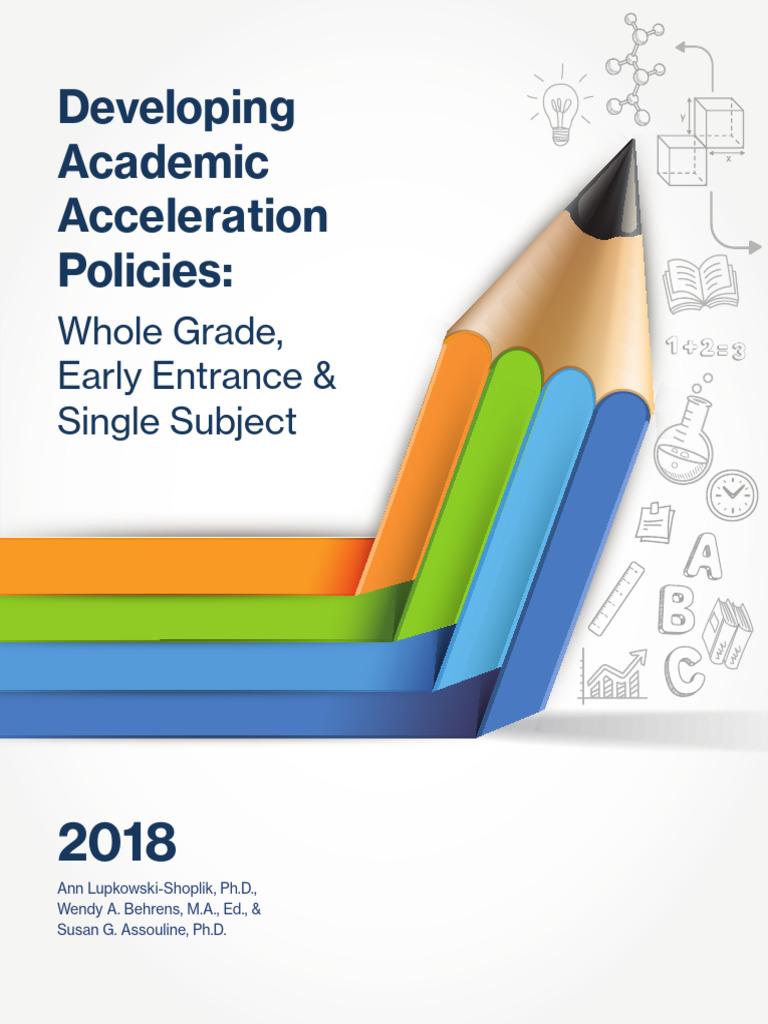 Developing Academic Acceleration Policies | PDF | Advanced Placement ...