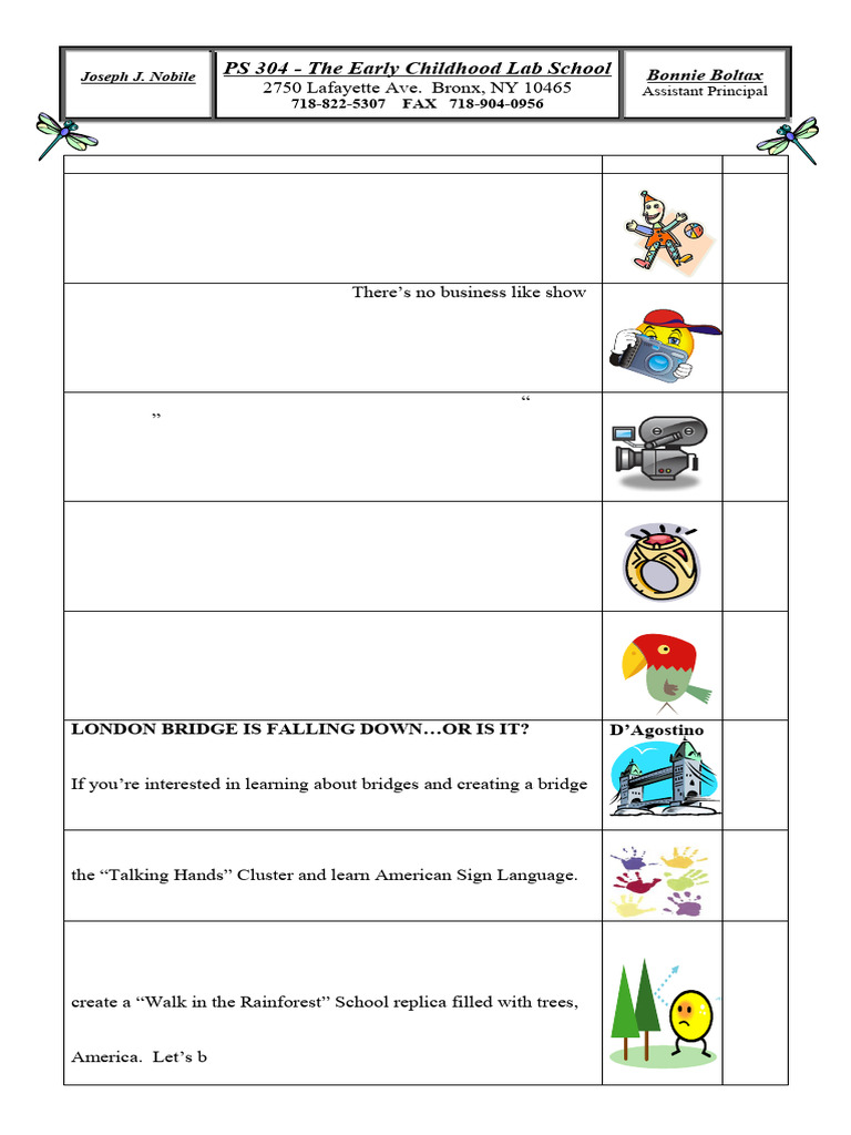 Sample Enrichment Clusters For Primary Grades | PDF