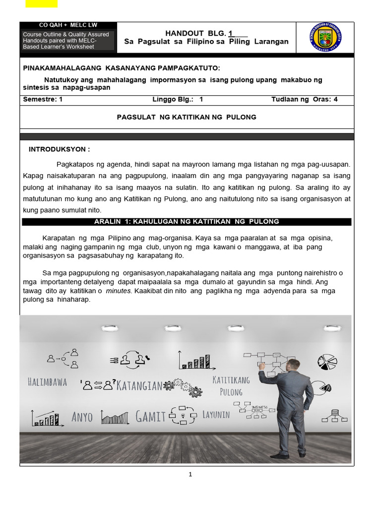 Fil12 Pil-Larang Akad HO w1-1 | PDF