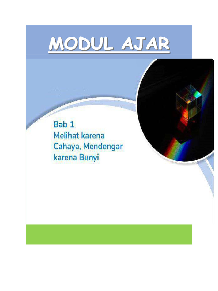 Modul Ajar Yang Berisi Tujuan Pembelajaran Dan Asesmen | PDF