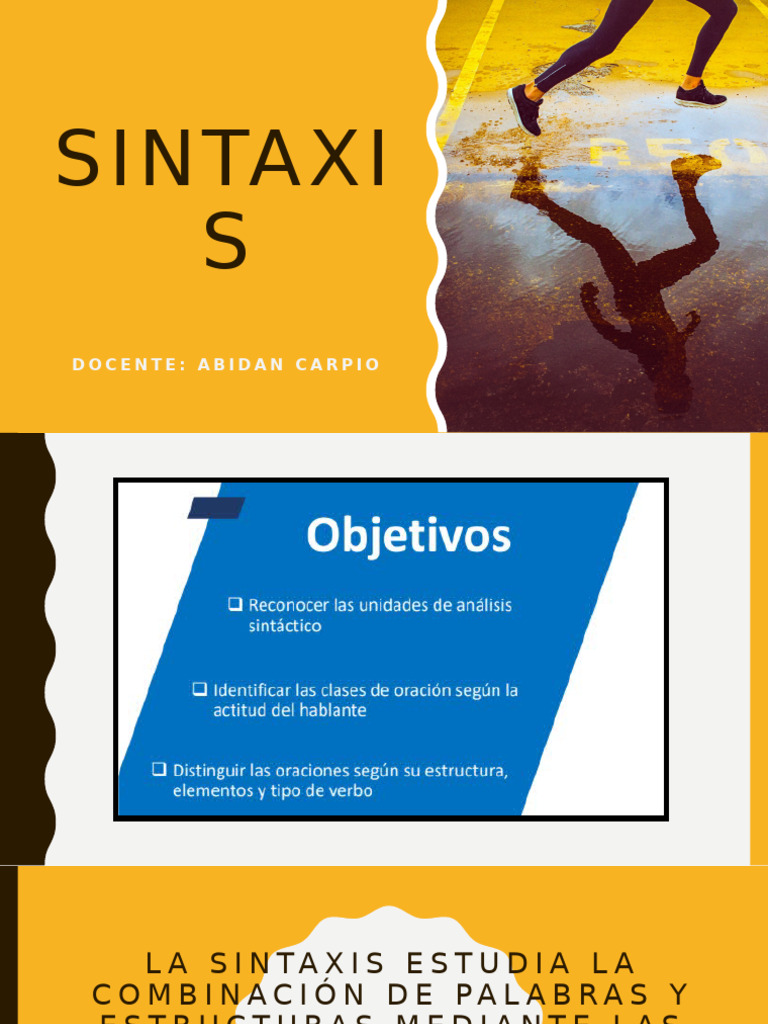 SINTAXIS | PDF