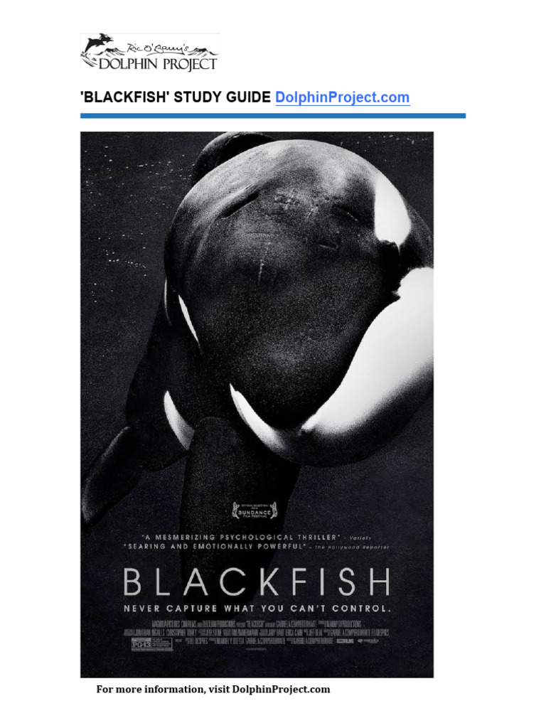 Blackfish Study Guide | PDF