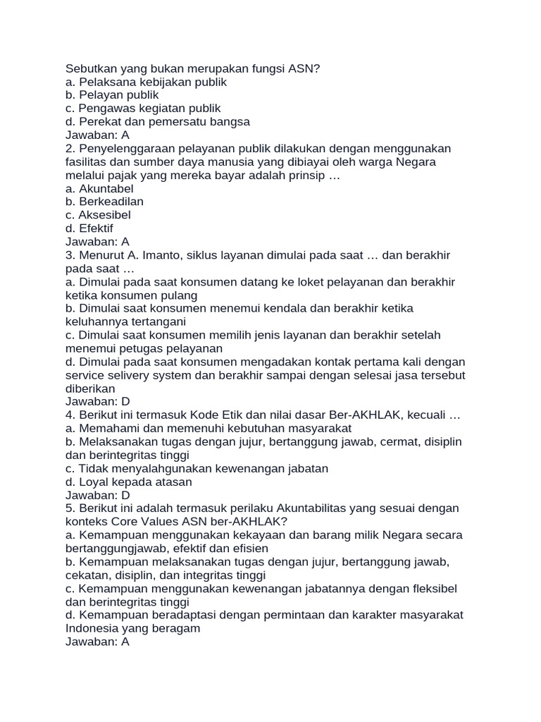 CONTOH SOAL MOOC 5 | PDF
