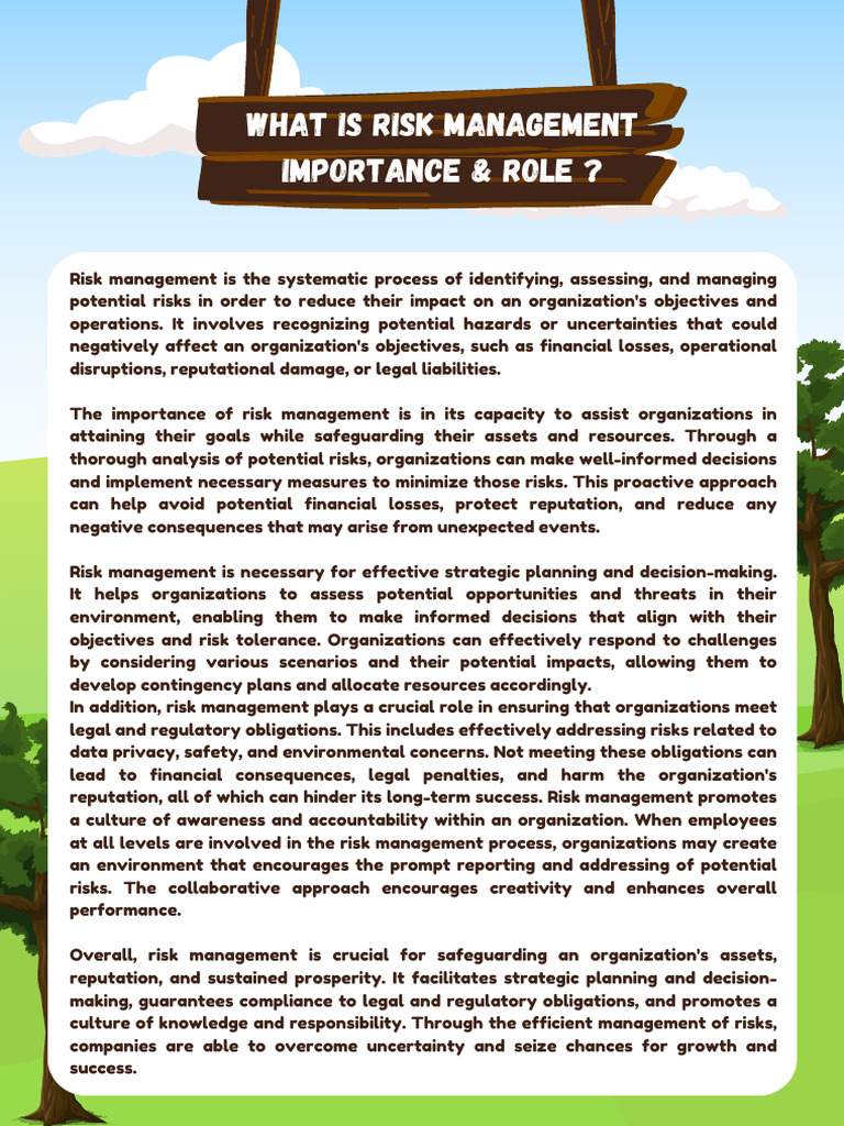 Risk Management | PDF