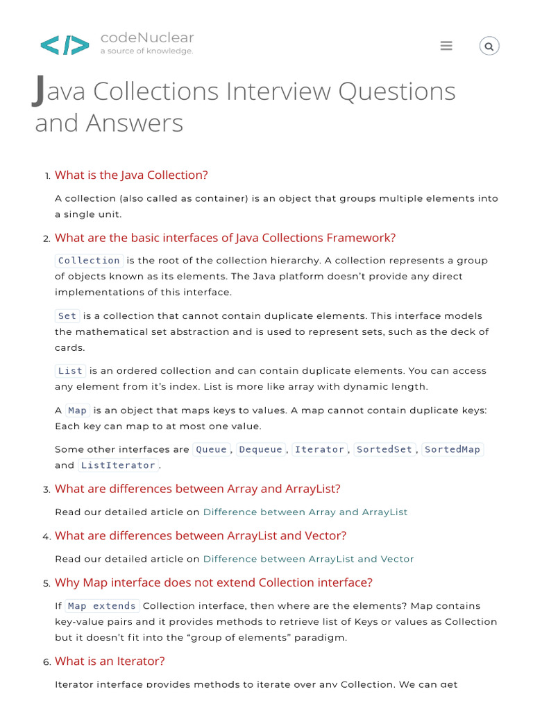 Java Collections | PDF