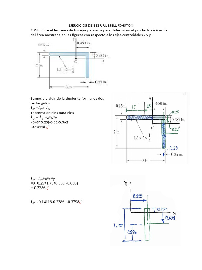 EJERCICIOS DE BEER RUSSELL JOHSTON | PDF