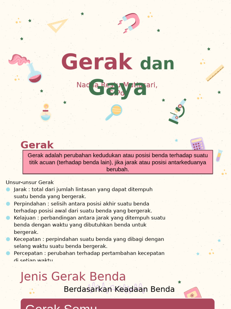 Gerak Dan Gaya | PDF
